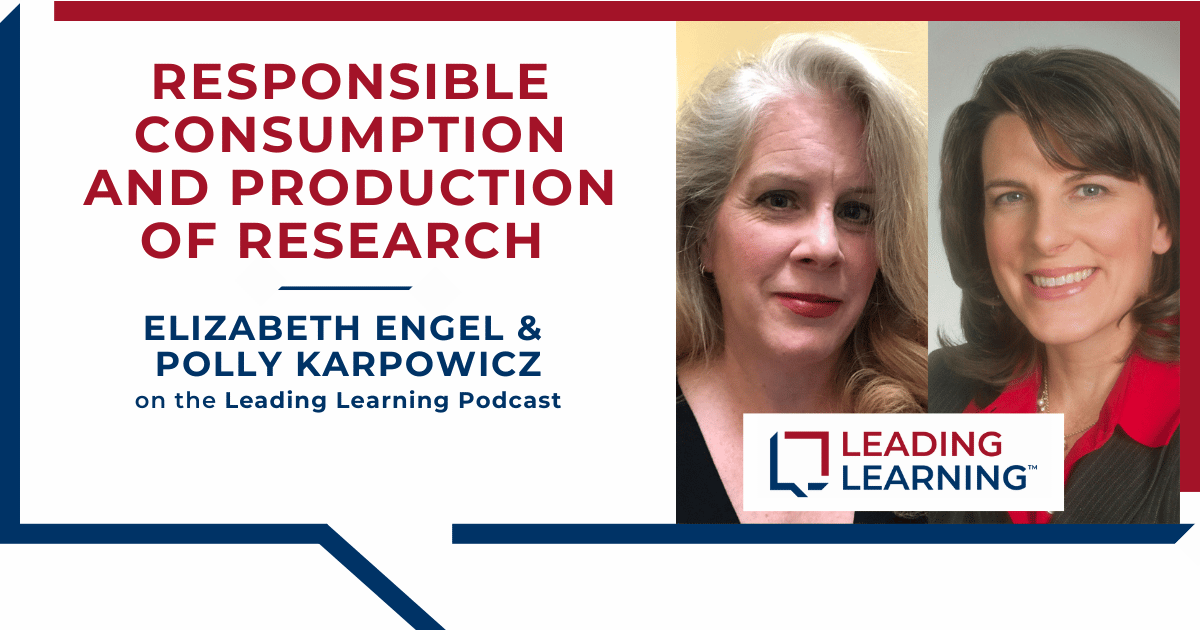 Responsible Consumption and Production of Research with Elizabeth Engel ...